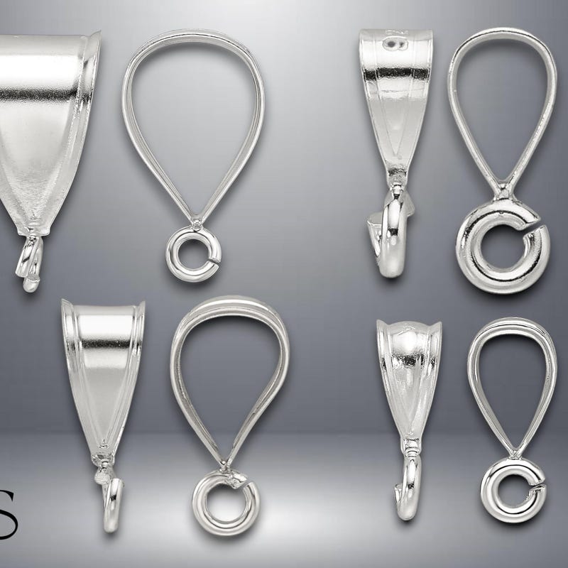 Sterling Silver Bail - Etsy