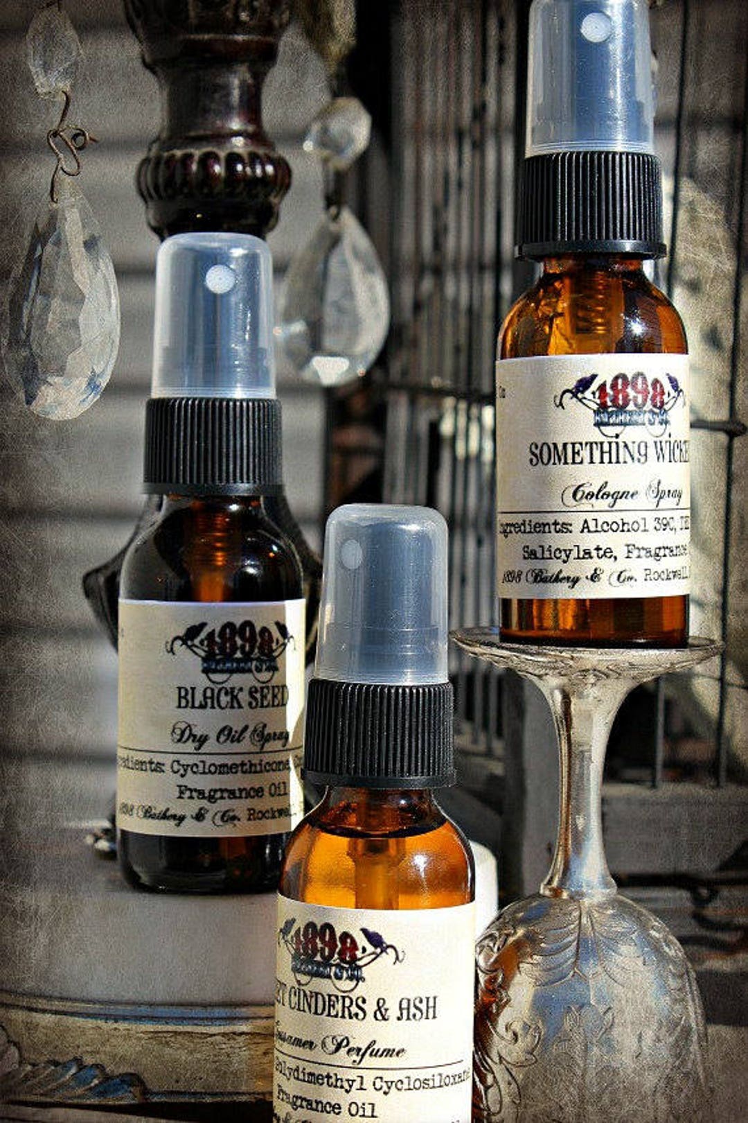 CHOOSE YOUR SCENT || Gothic Gossamer Perfume • Natural Gothic Body ...