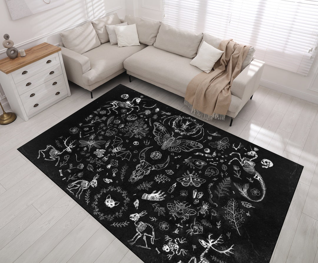 Gothic Rug,gothic Area Rug,living Room Rug,spirit Board Rug,aesthetic ...
