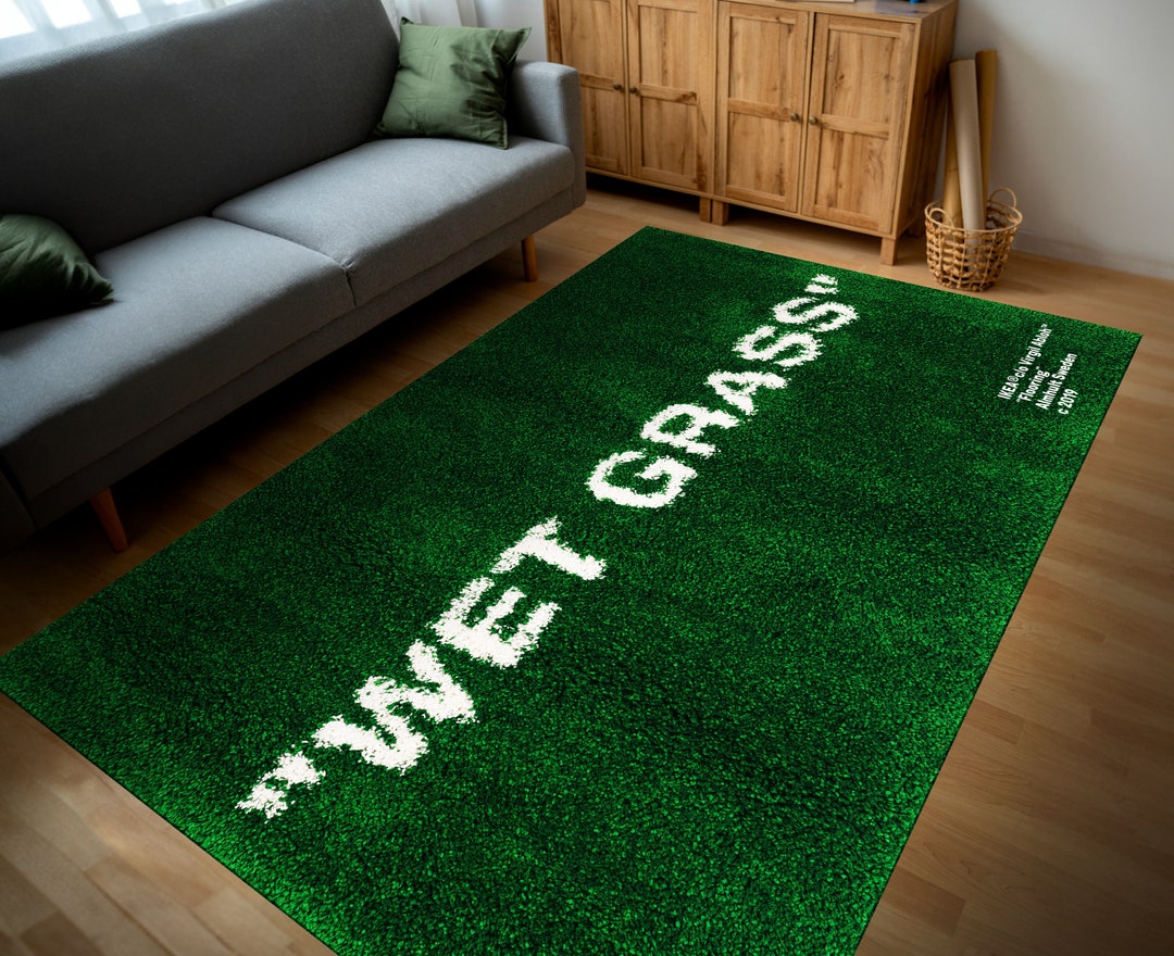 Wet Grass, Wet Grass Rug, Green Rug, Living Room Rug, Modern Home Decor ...