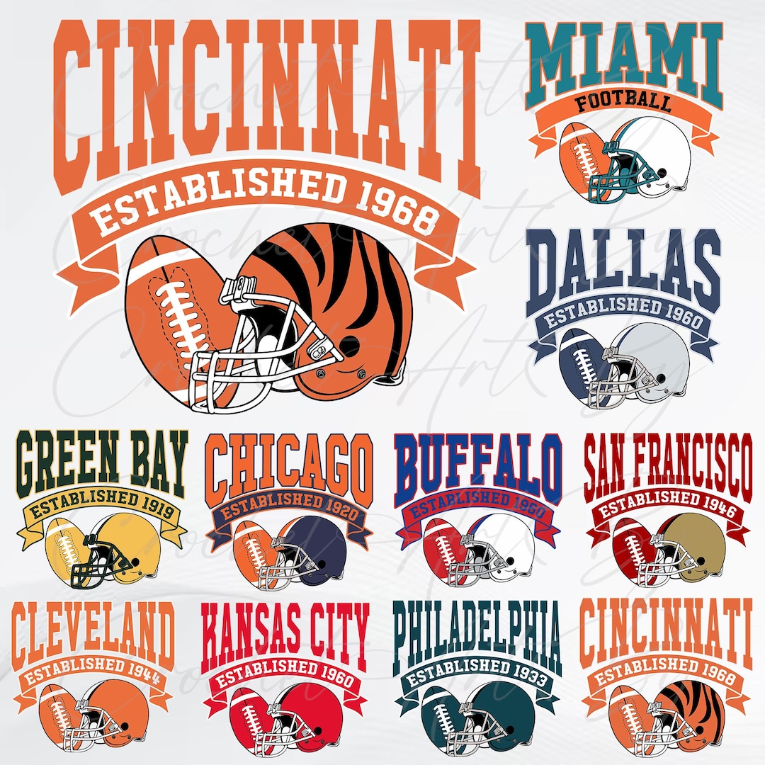 Vintage Giant Football Bundle SVG PNG, Football SVG Designs, Football ...