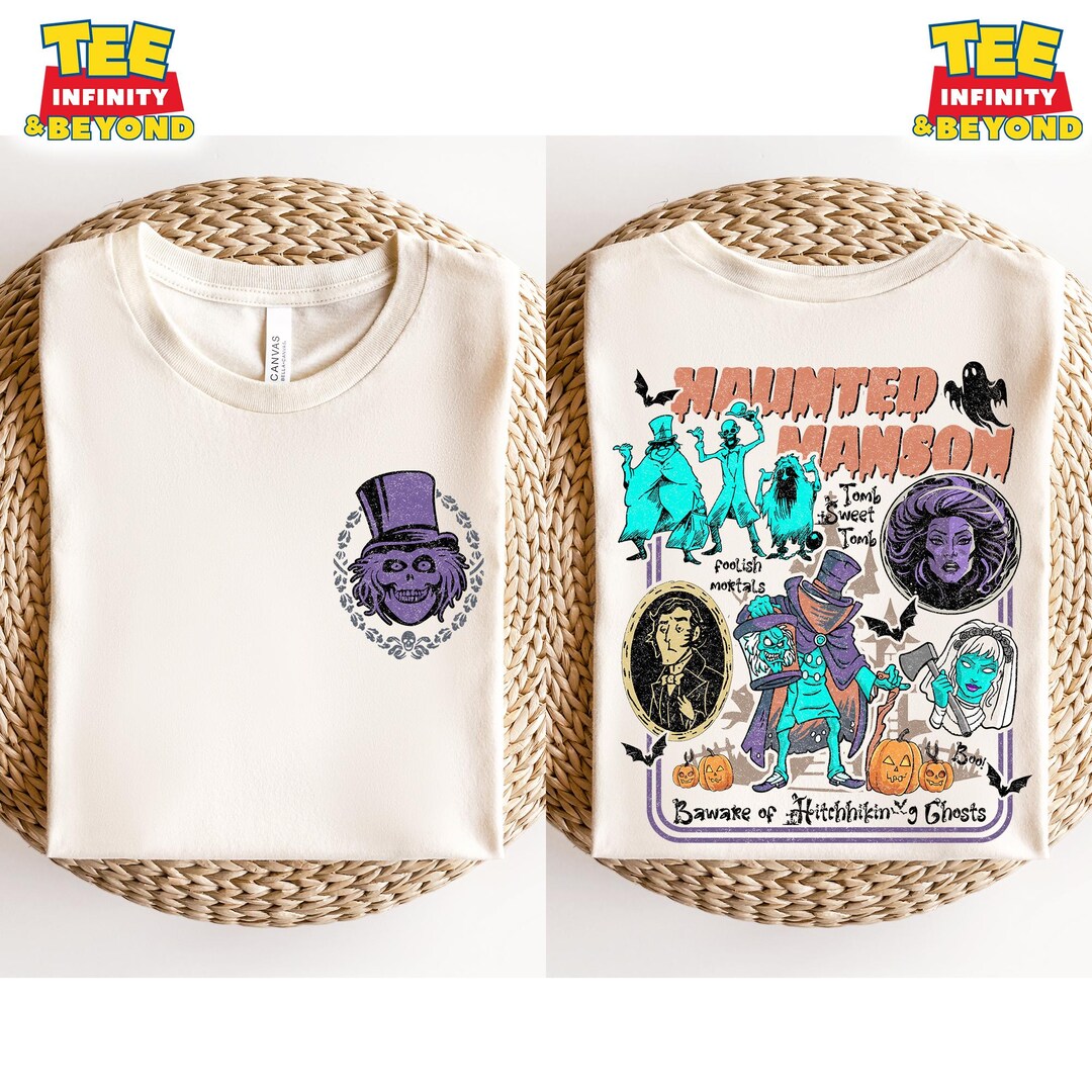Haunted Mansion Disney Halloween T-shirt, Foolish Mortals Tee, Tomb ...