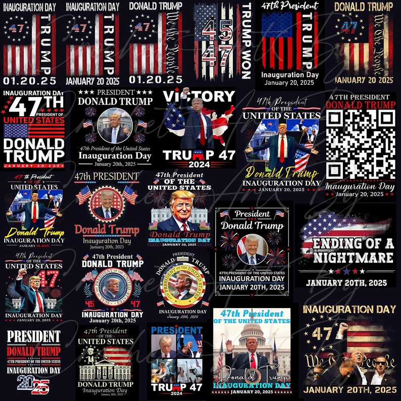 Donald Trump Inauguration Day 2025 Png, 47th US President Inauguration ...