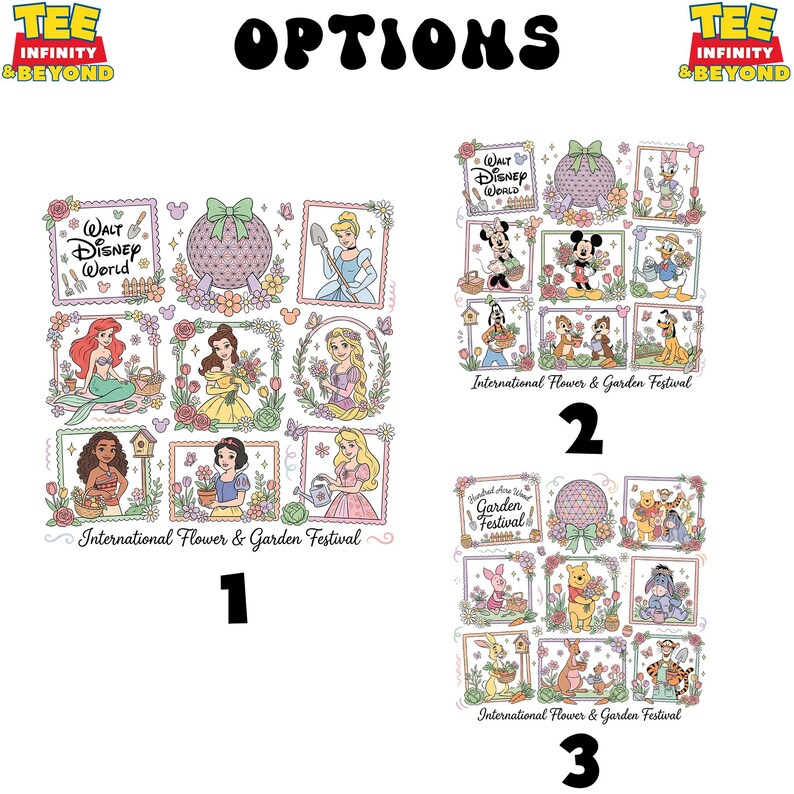 International Flower and Garden Festival Shirt, Disney Characters ...