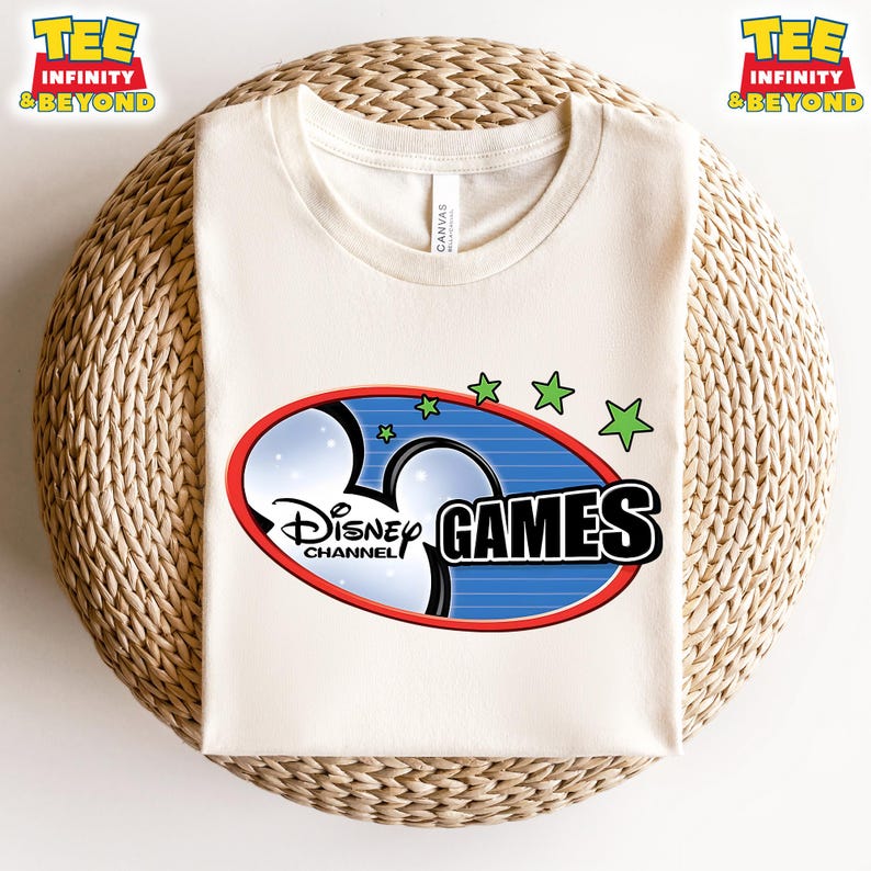 Retro Disney Channel Games Logo Classic Squad Matching Shirt, Disney ...