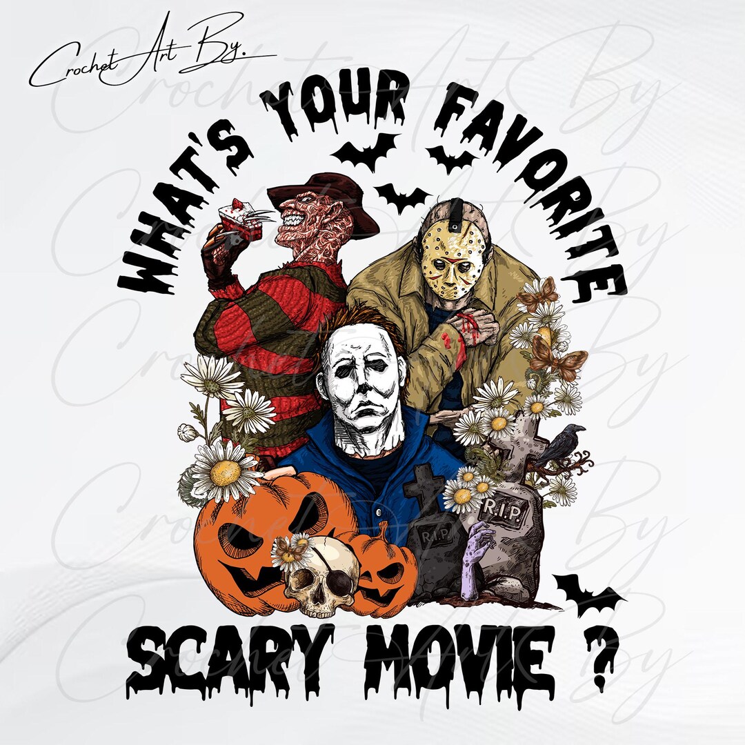 What's Your Favorite Scare Movie Png, Horror Characters PNG, Horror ...