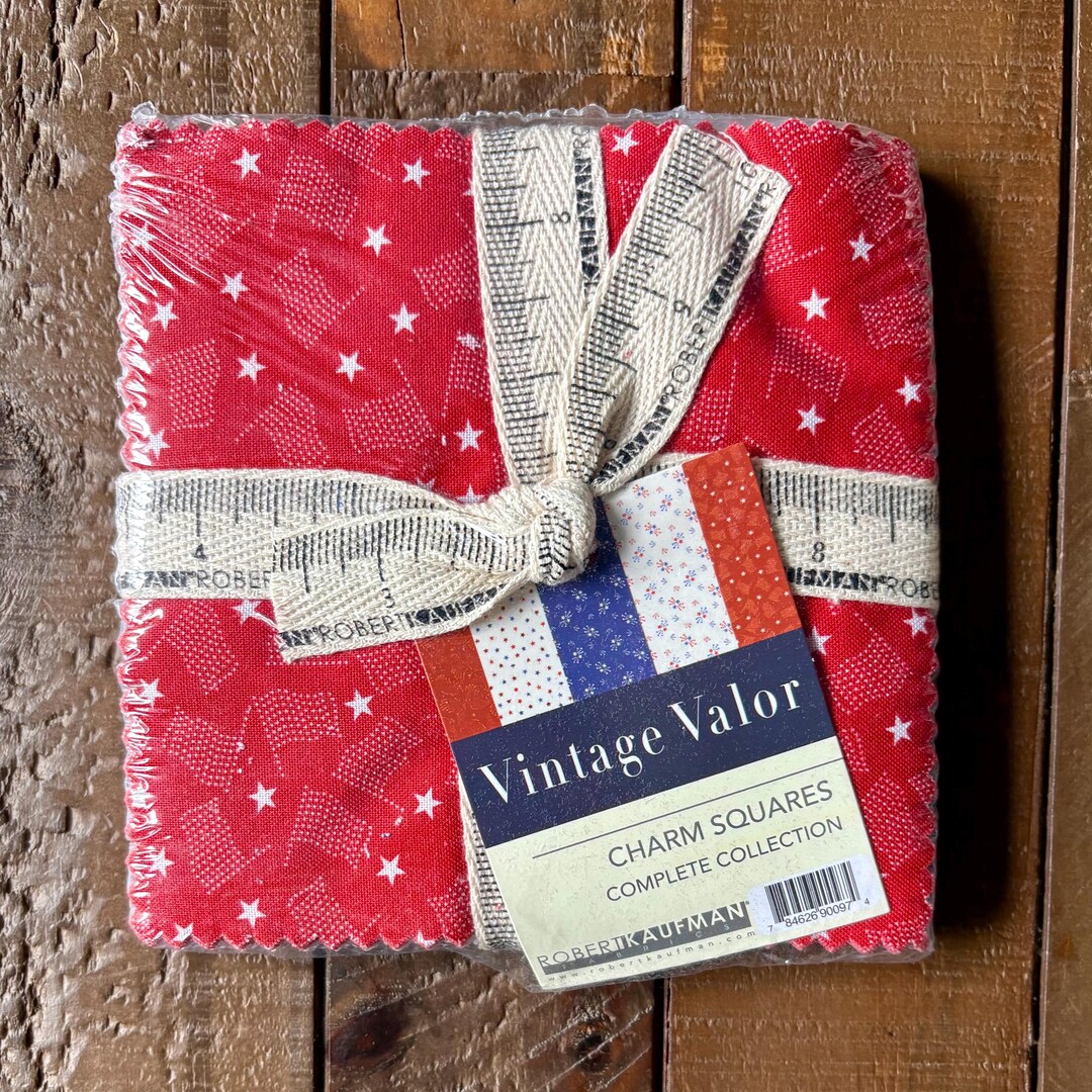 Robert Kaufman Vintage Valor Pre-cut Charm Pack 5-inch Squares - Etsy
