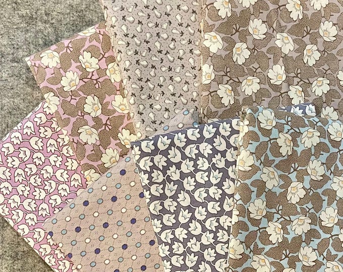 Andover Abloom Fabric Pre-cut Fat Quarter Bundle, Half-yard Bundle (7 ...