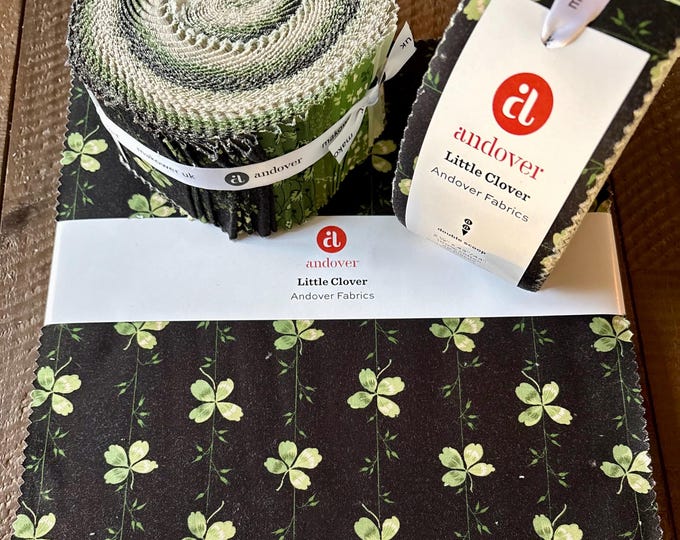 Little Clover by Makower UK for Andover Fabrics: Pre-cut Layer Cake and ...