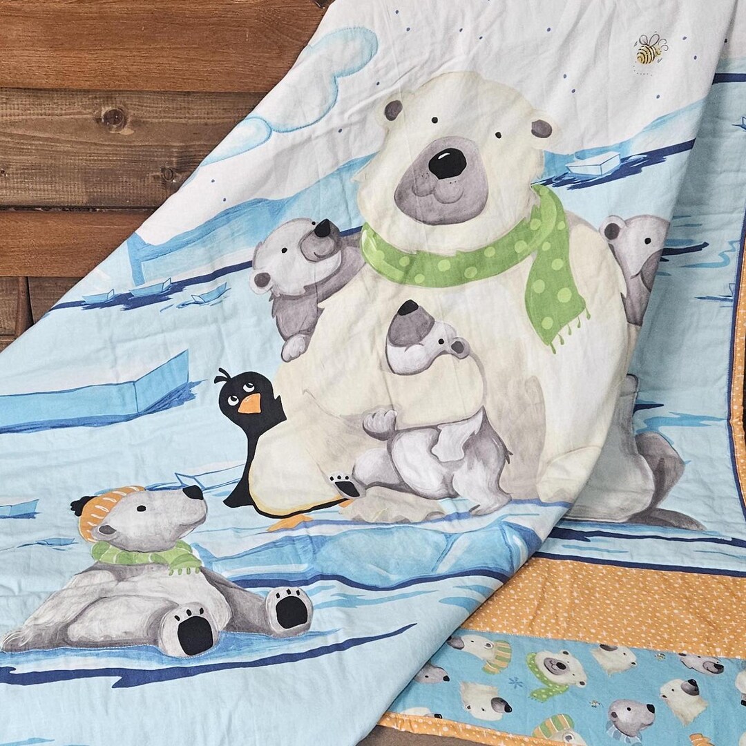Polar Pal Party Lap Quilt / Throw / Blanket - Etsy