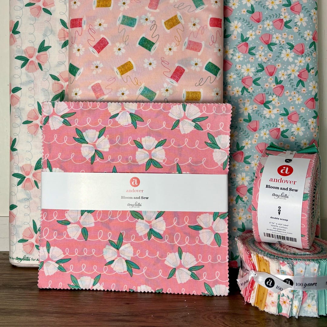 Bloom and Sew by Amy Latta for Andover Fabrics: Layer Cake 10-inch ...