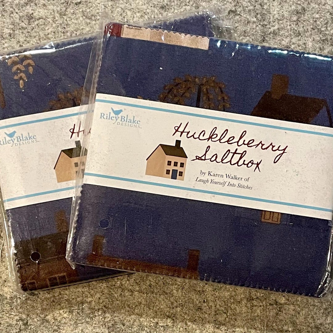 Huckleberry Saltbox Riley Blake Fabric Pre-cut Charm Pack - Etsy