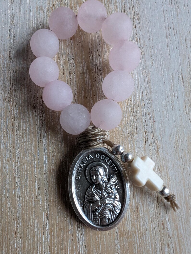 St Maria Goretti One Decade Mini Rosary, Patron Saint of Purity, Youth ...