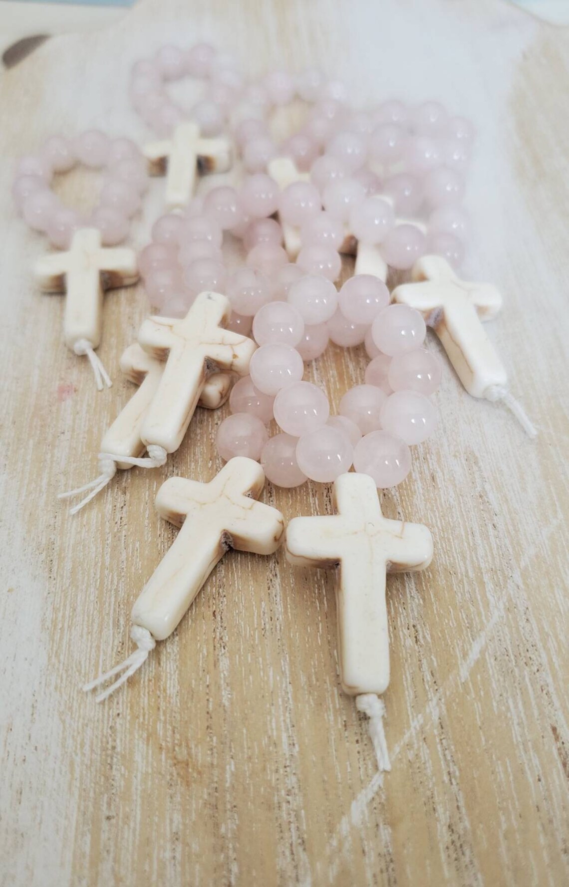 Mini Rosary Favors Baptism Favors for Girls Cross Favors - Etsy