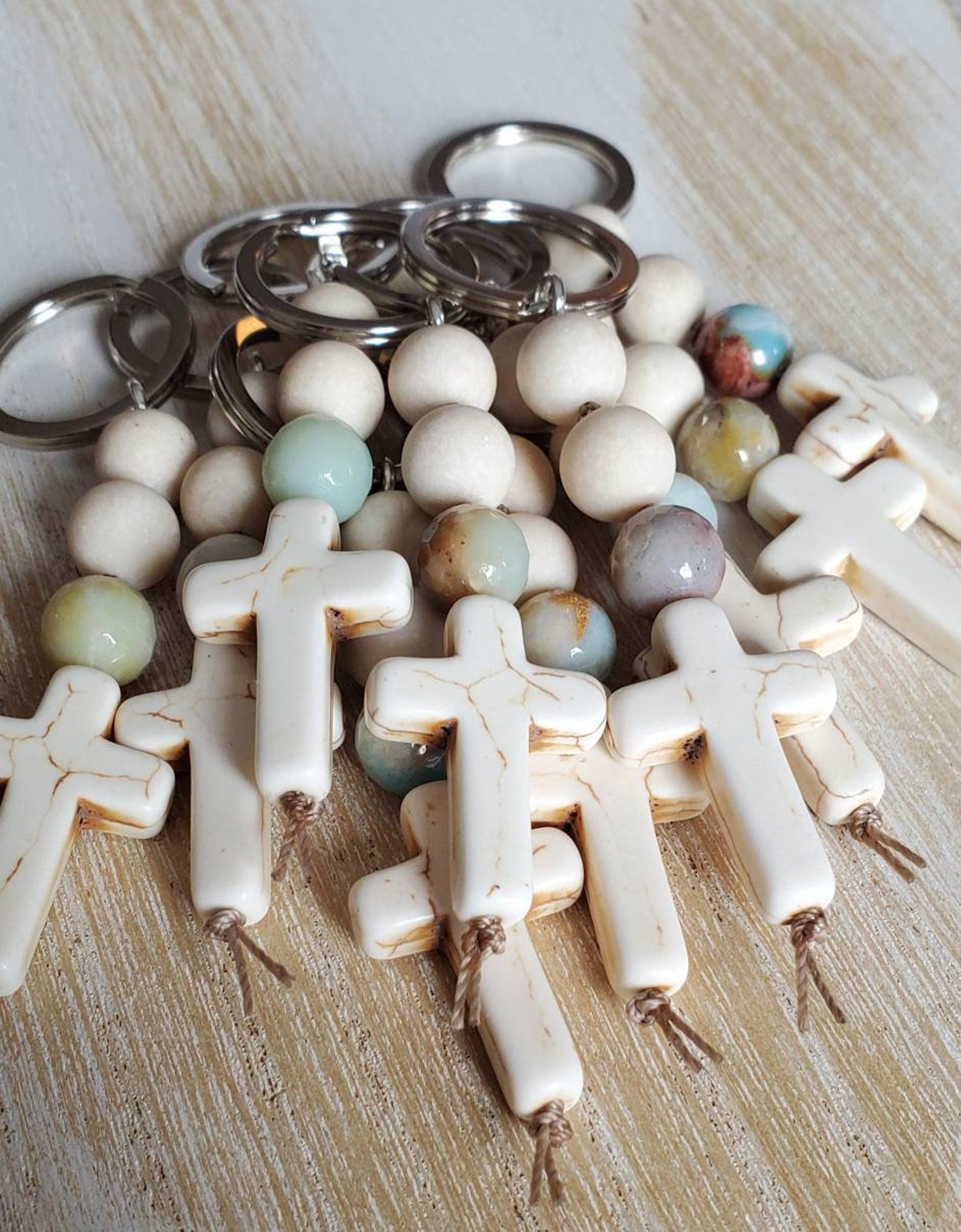 Bulk Keychain Favors Cross Keychain First Communion Favors - Etsy