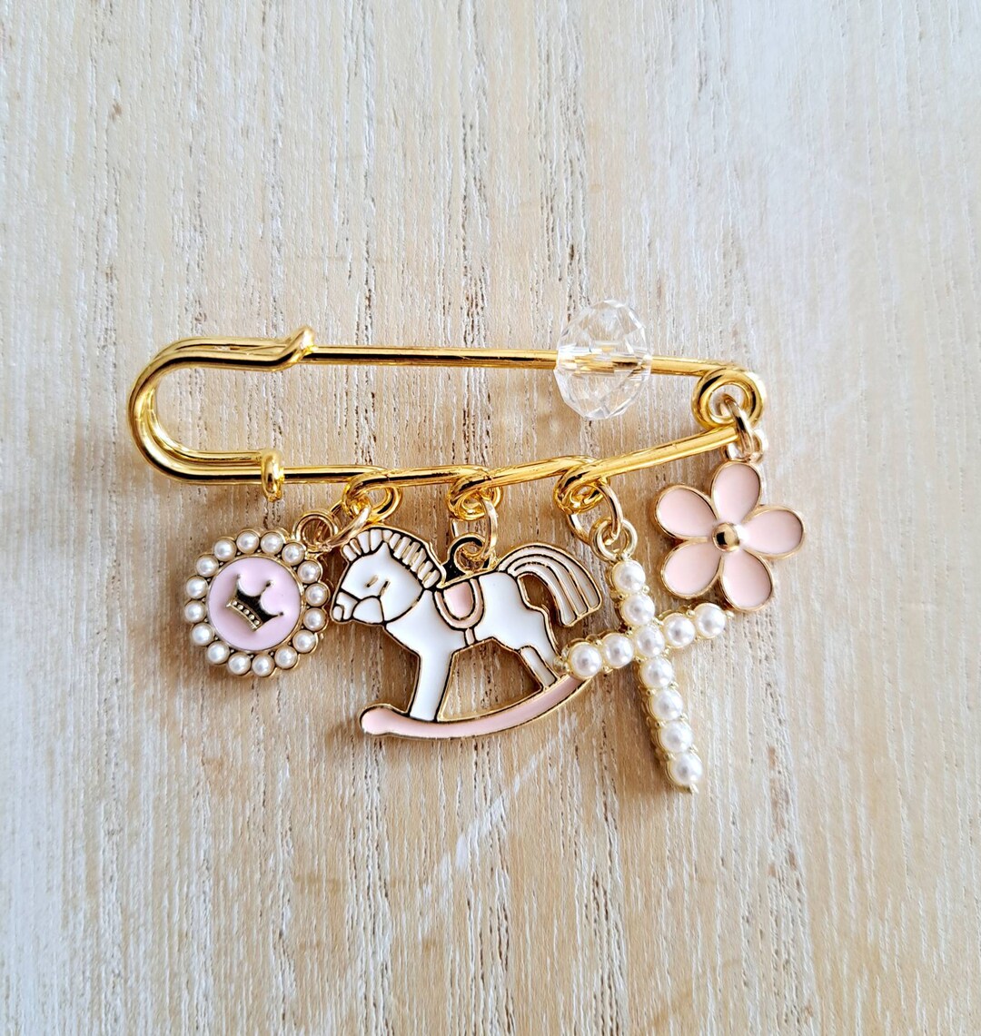 Baptismal Keepsake Pin, Baby Baptism Gift, Newborn Gift for Girls, Baby Shower Gift Girl ...