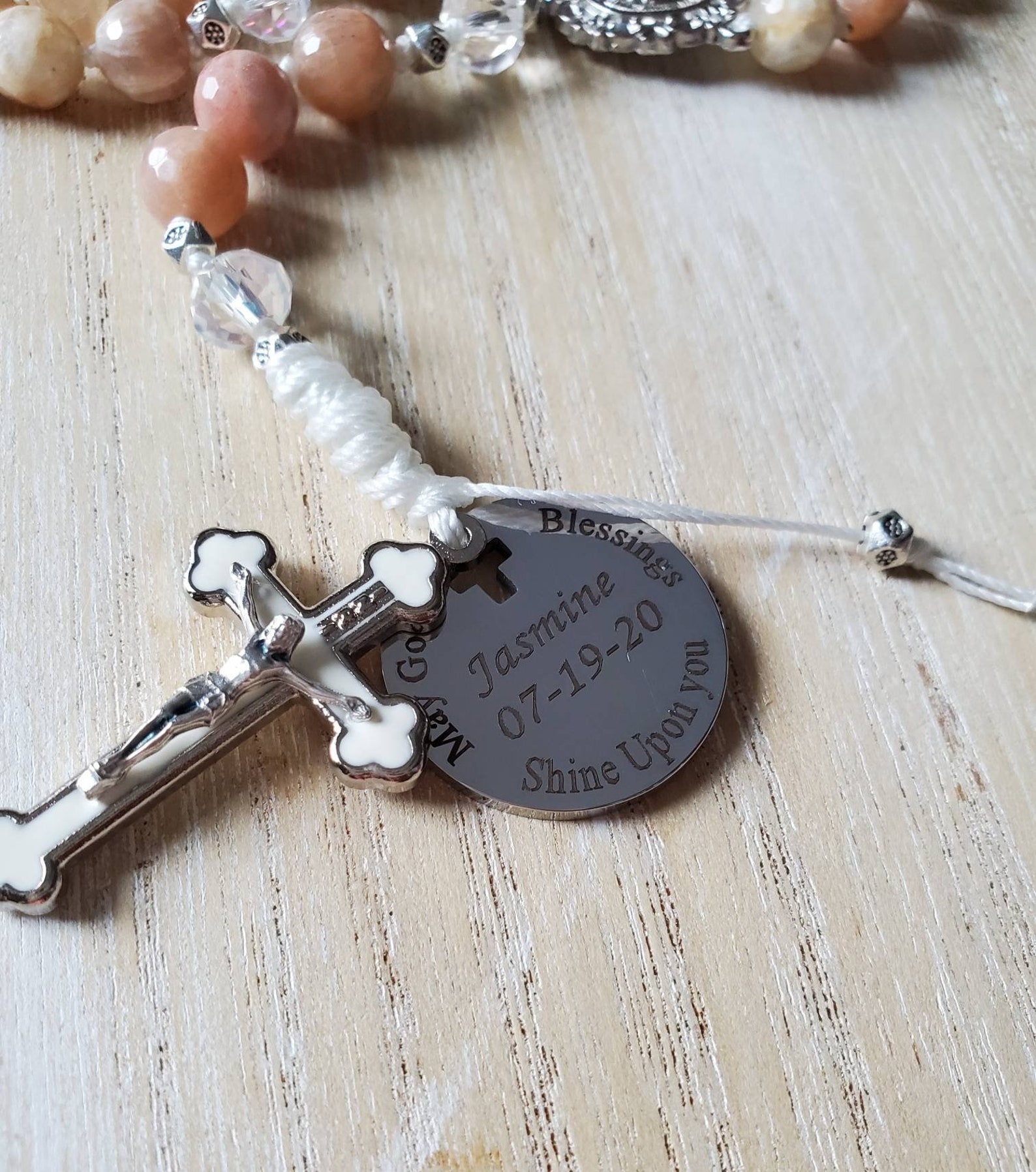 Customized Rosary Catholic Rosary Beads Baptism Gift for - Etsy Canada