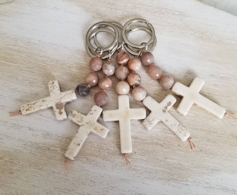 Cross Keychain Favor Baptism Favor for Girls Confirmation - Etsy