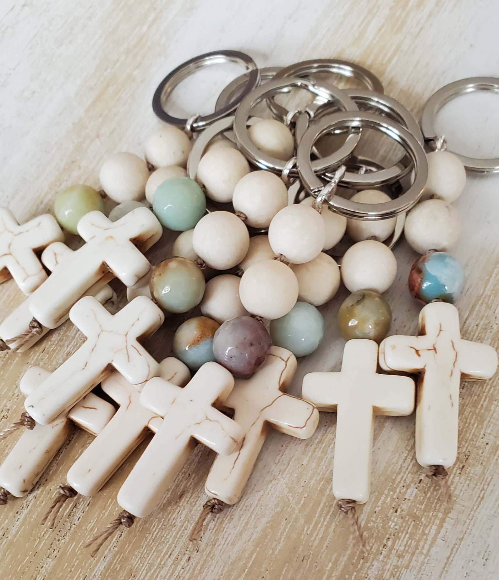 Bulk Keychain Favors Cross Keychain First Communion Favors - Etsy