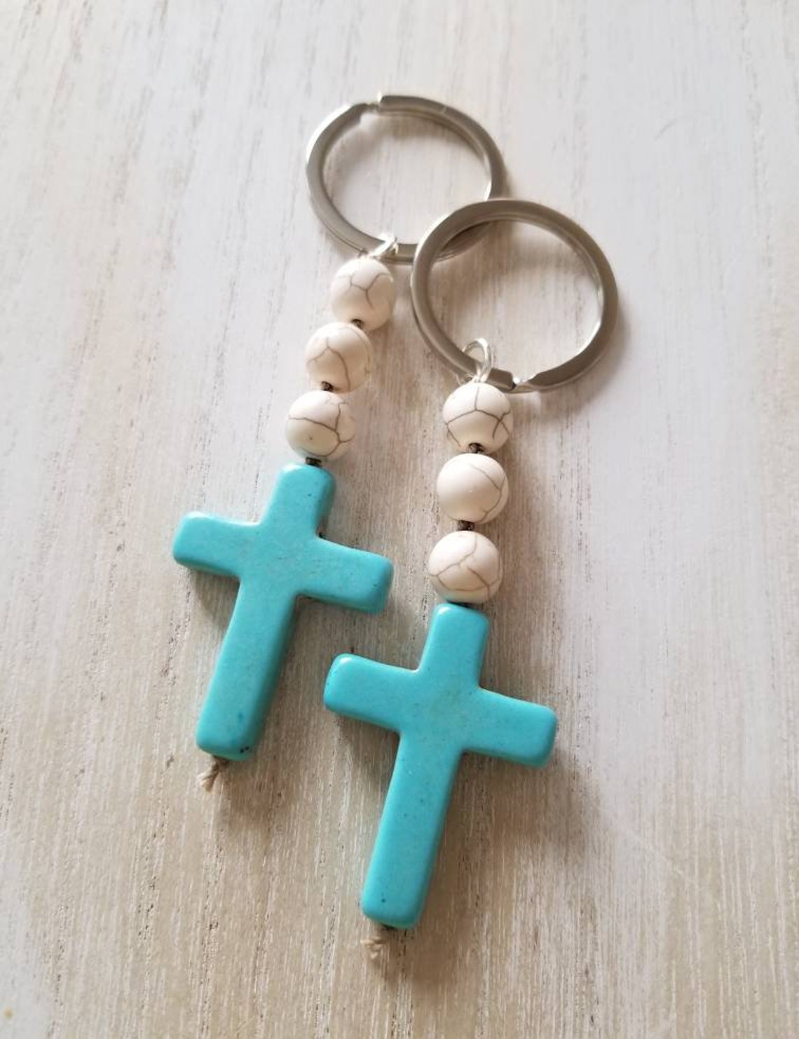 Cross Keychain Favors Baptism Favors Teachers Gifts - Etsy