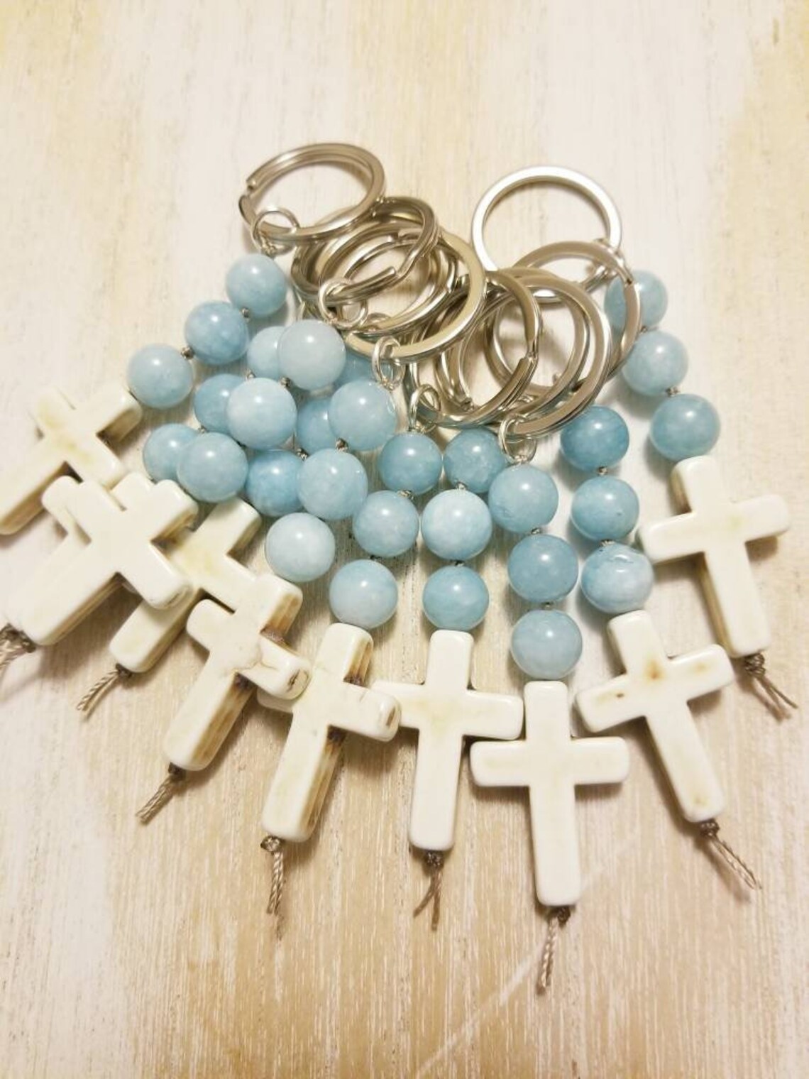 First Communion Favors Cross Keychain Favors Baptism Favors - Etsy