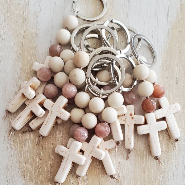 Cross Keychain - Etsy