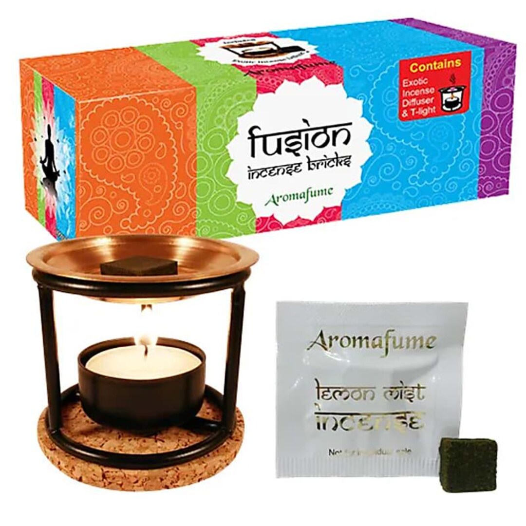 Aromafume Incense Blocks Sample Set & Diffuser - Etsy