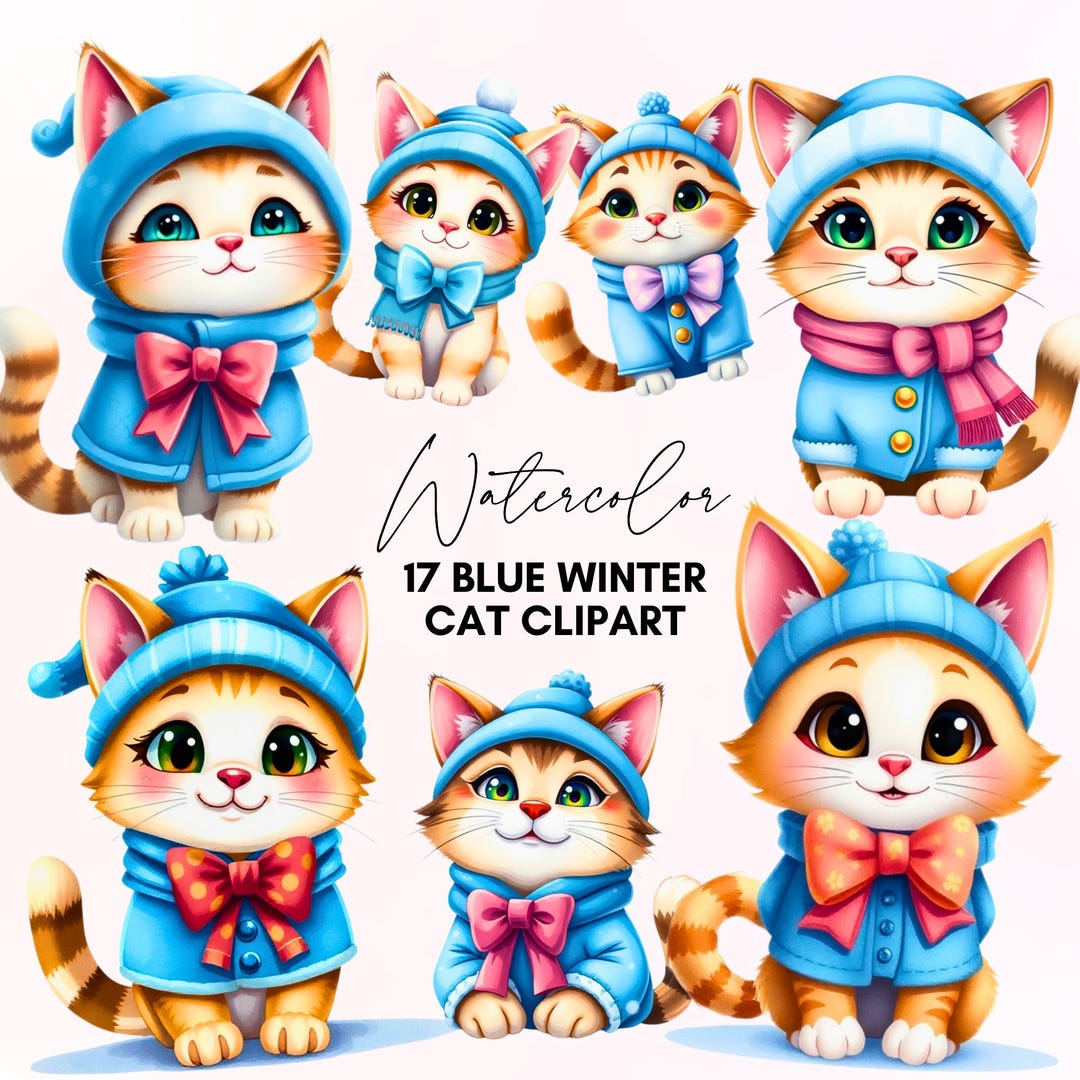 Winter Cat Clipart, Coquette Christmas Cat Svg, Cats Junk Journal ...