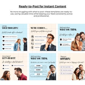 Divorce Attorney Social Media Templates: Law Firm Engagement Posts ...