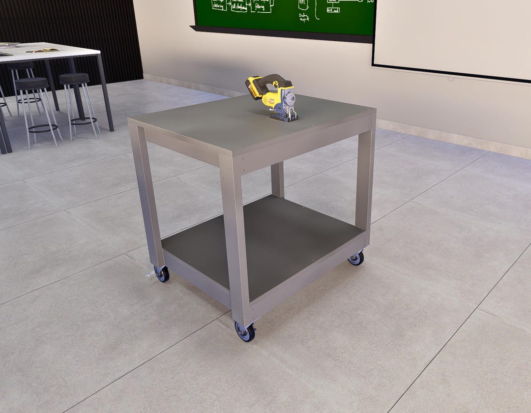 Jigsaw Table PDF, DIY Garage Workbench Plans, Mobile Jigsaw Table ...