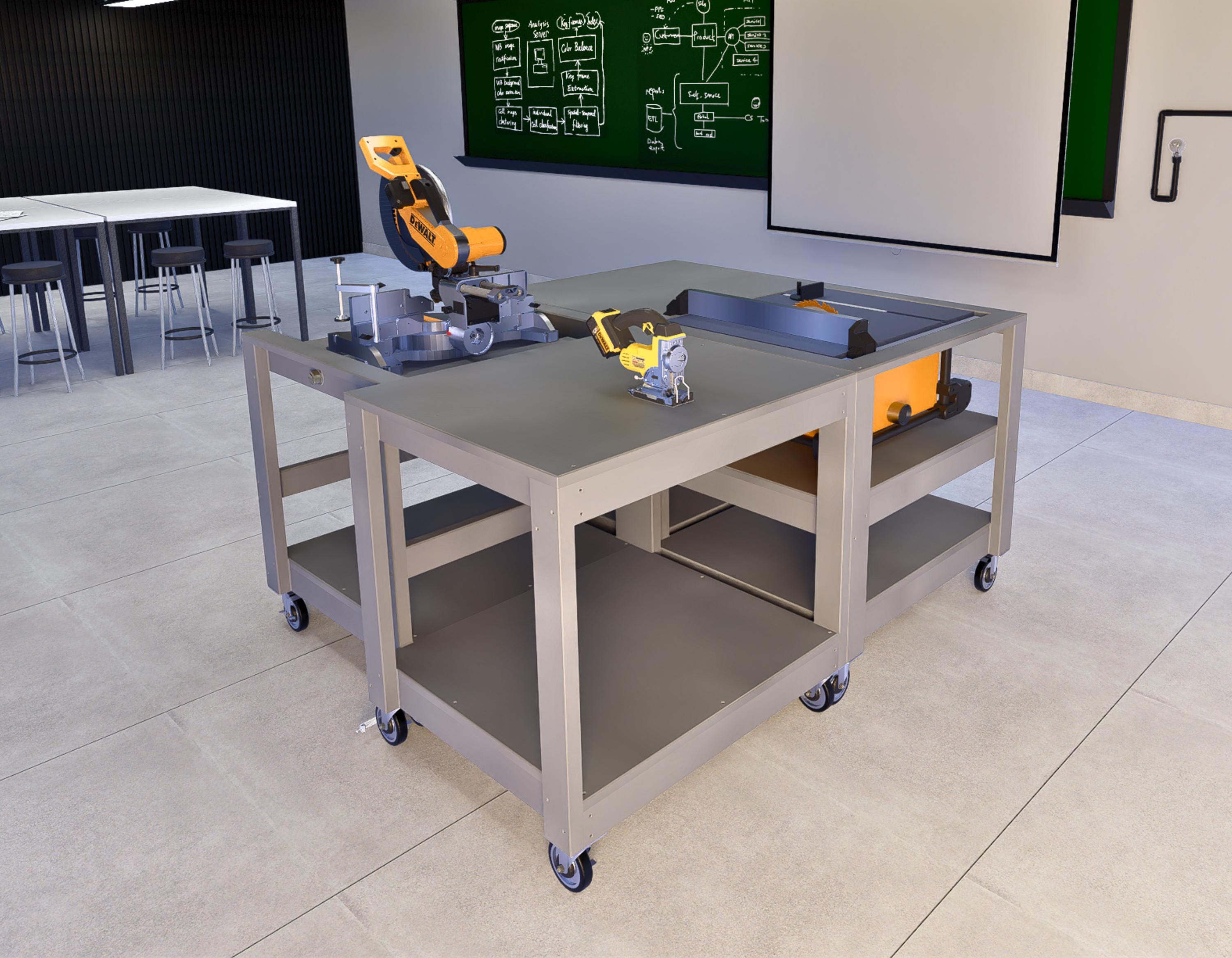 4pcs Workbench Plans, Workshop PDF, DIY Garage Workbench, Miter Saw ...