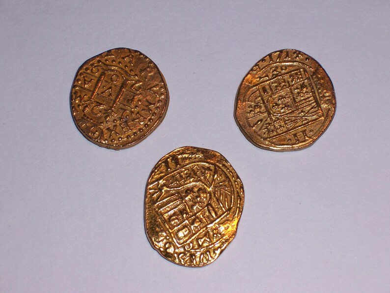 Gold Doubloon Replica Coins - Etsy