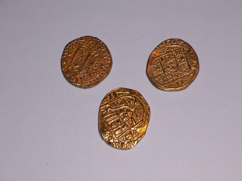 Gold Doubloon Replica Coins - Etsy