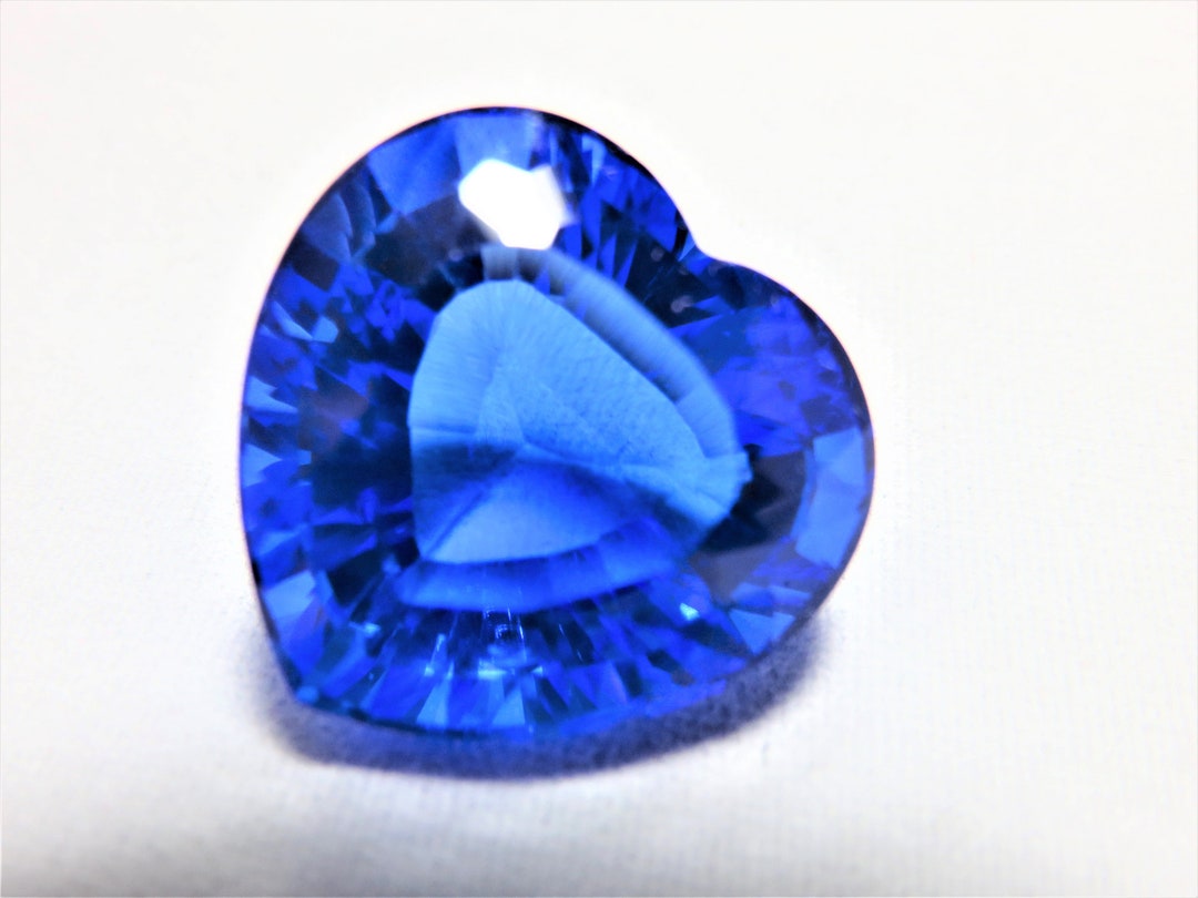 Transparent Natural Corn Flower Quartz Faceted Heart Shape 20x19x14mm ...