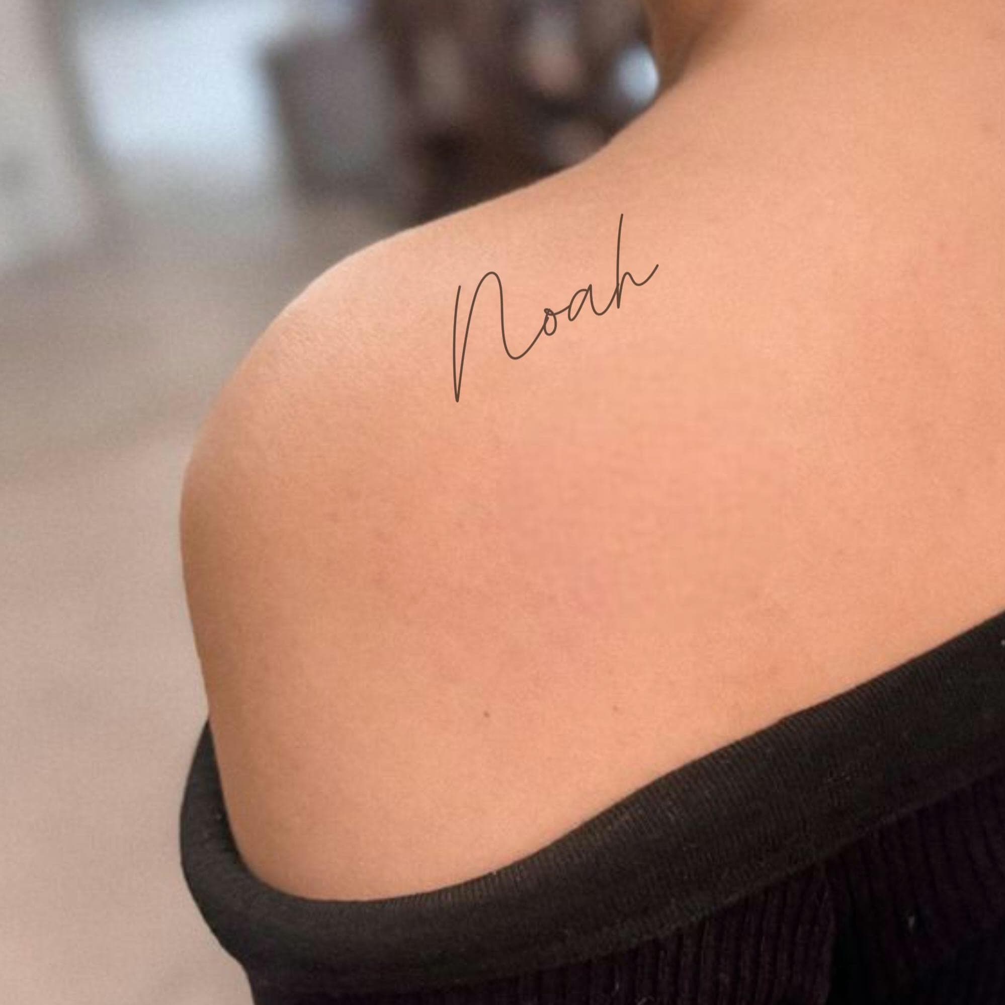 Custom Cursive Hand Lettering Tattoo Design, Hand Written Tattoos, Best ...