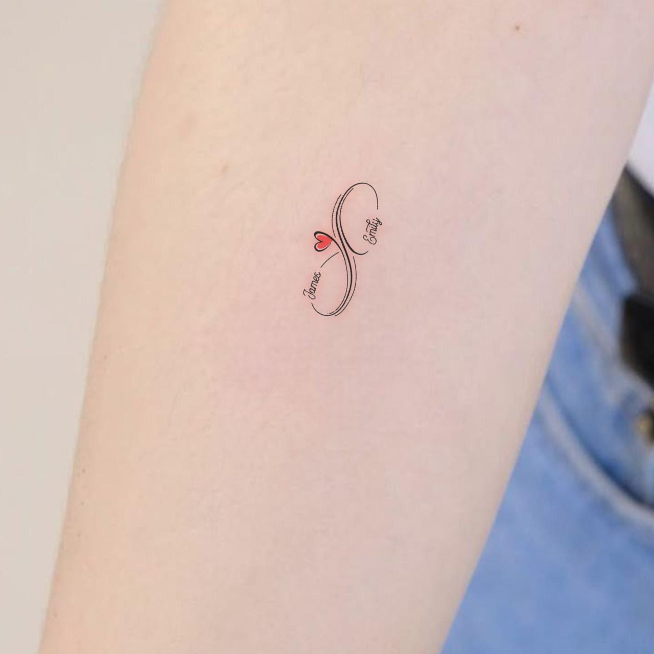 Digital Two Names Tattoo Designs, Couple Tattoo, Wedding Temporary ...