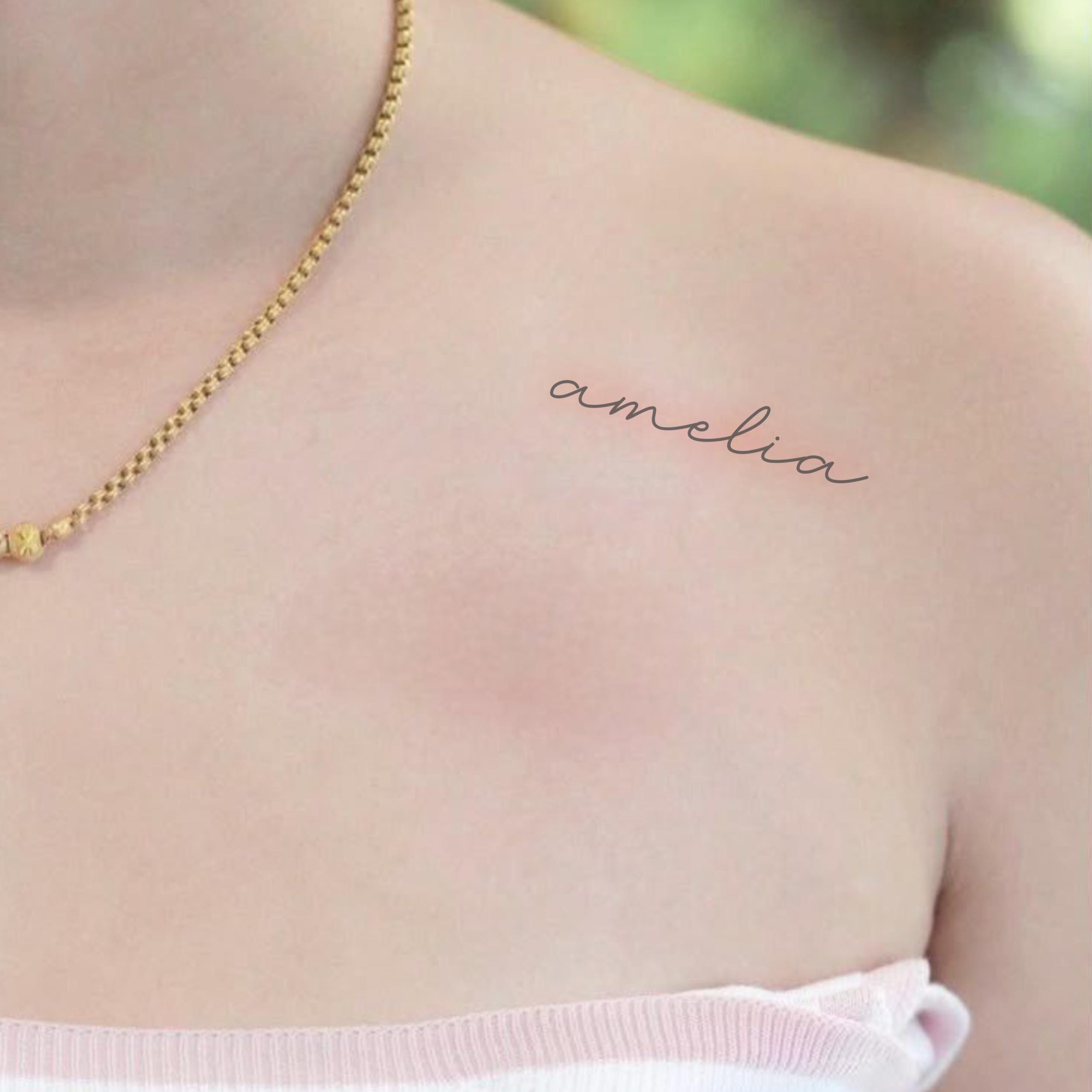 Custom Handwritten Tattoo Design, Handwritten Tattoo, Cursive Tattoo ...