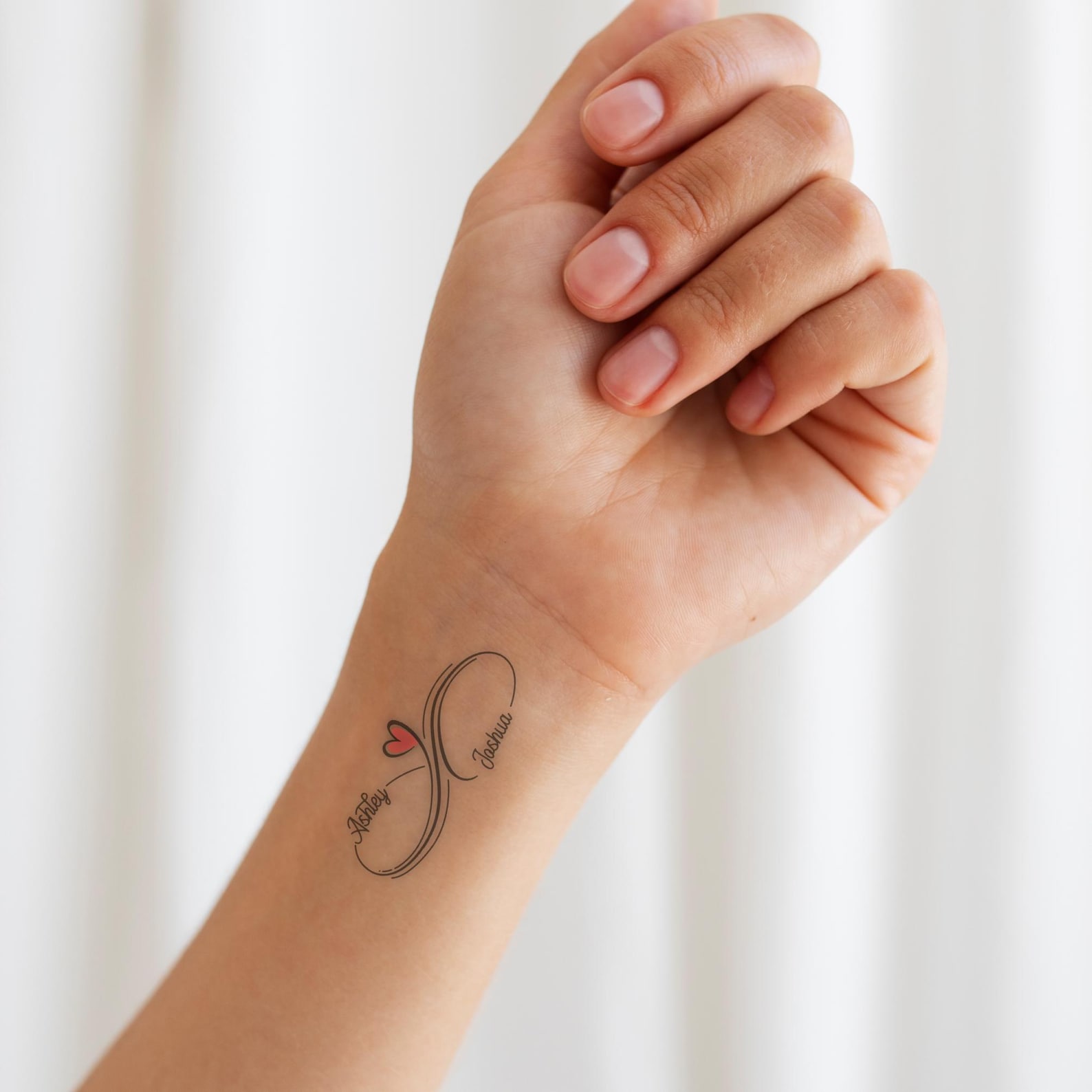 Digital Two Names Tattoo Designs, Couple Tattoo, Wedding Temporary ...