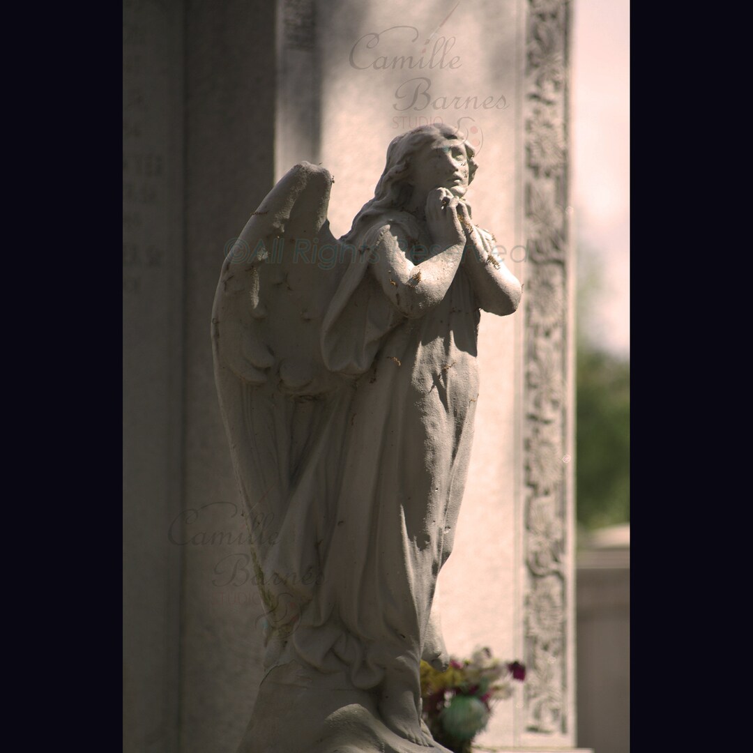 Prayerful Angel - Downloadable Image - Angel Photo, Digital File, Keep ...