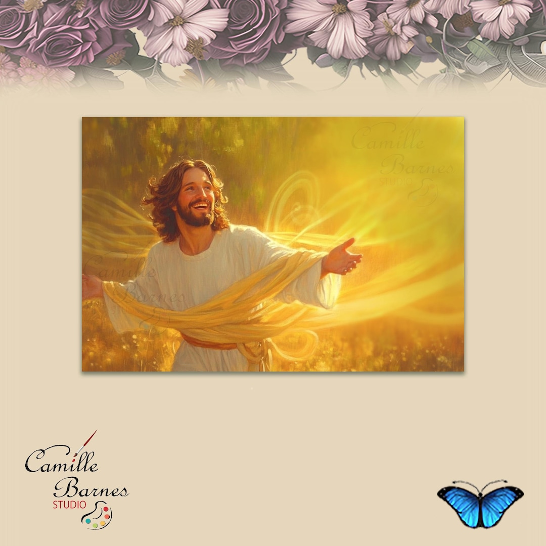 Joyous Jesus Downloadable Image Digital File Keep Looking Heavenward ...
