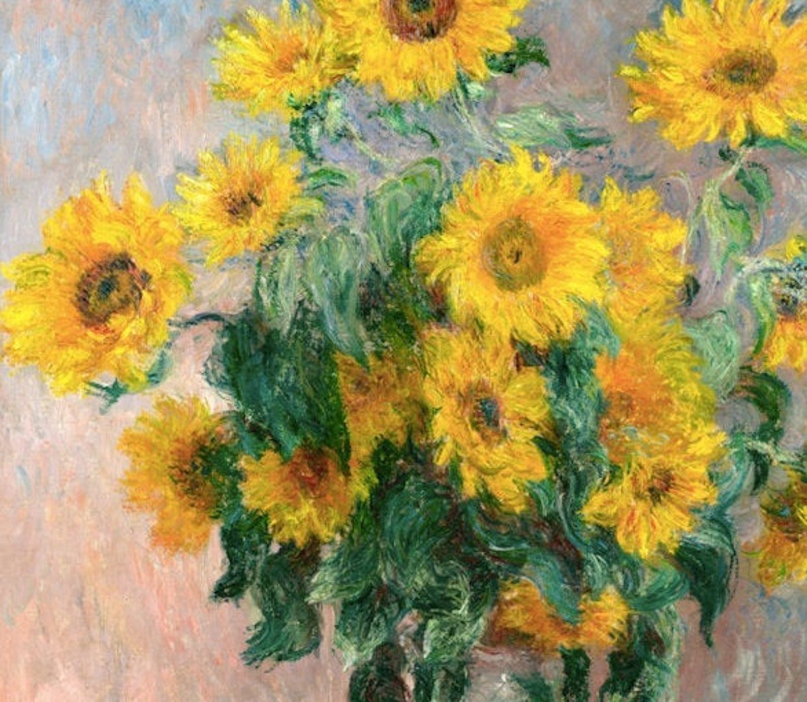 Bouquet of Sunflowers 1881 by Claude Monet High Quality - Etsy