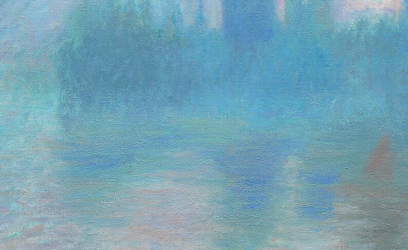 Claude Monet - Houses of Parliament, London - Impressionism Painting ...