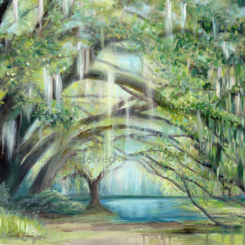 Oak Tree Painting - Etsy