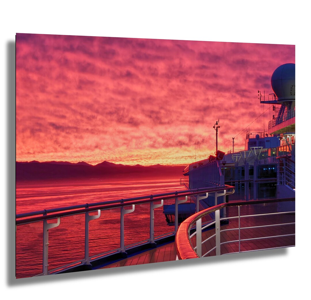 Fiery Sunrise in Ensenada, Majestic Princess, Ensenada, Mexico, Sunrise ...