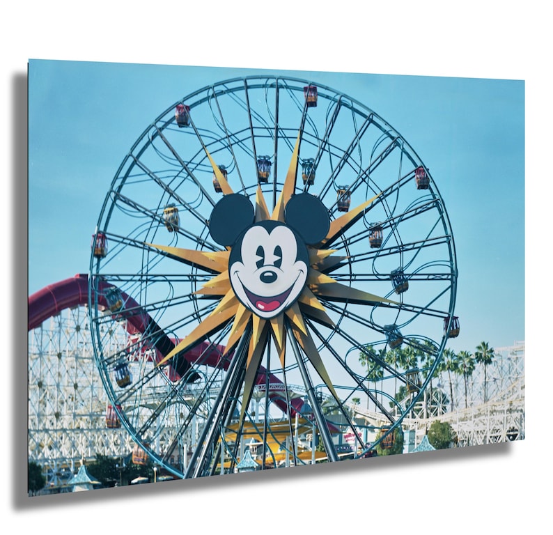 Mickey's Fun Wheel Print: Vintage Style Disneyland Photography - Etsy