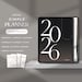 2026 Digital Planner 2026 Minimalist Planner iPad Calendar Goodnotes ...