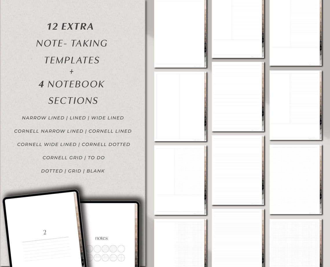2026 Digital Planner 2026 Minimalist Planner iPad Calendar Goodnotes ...