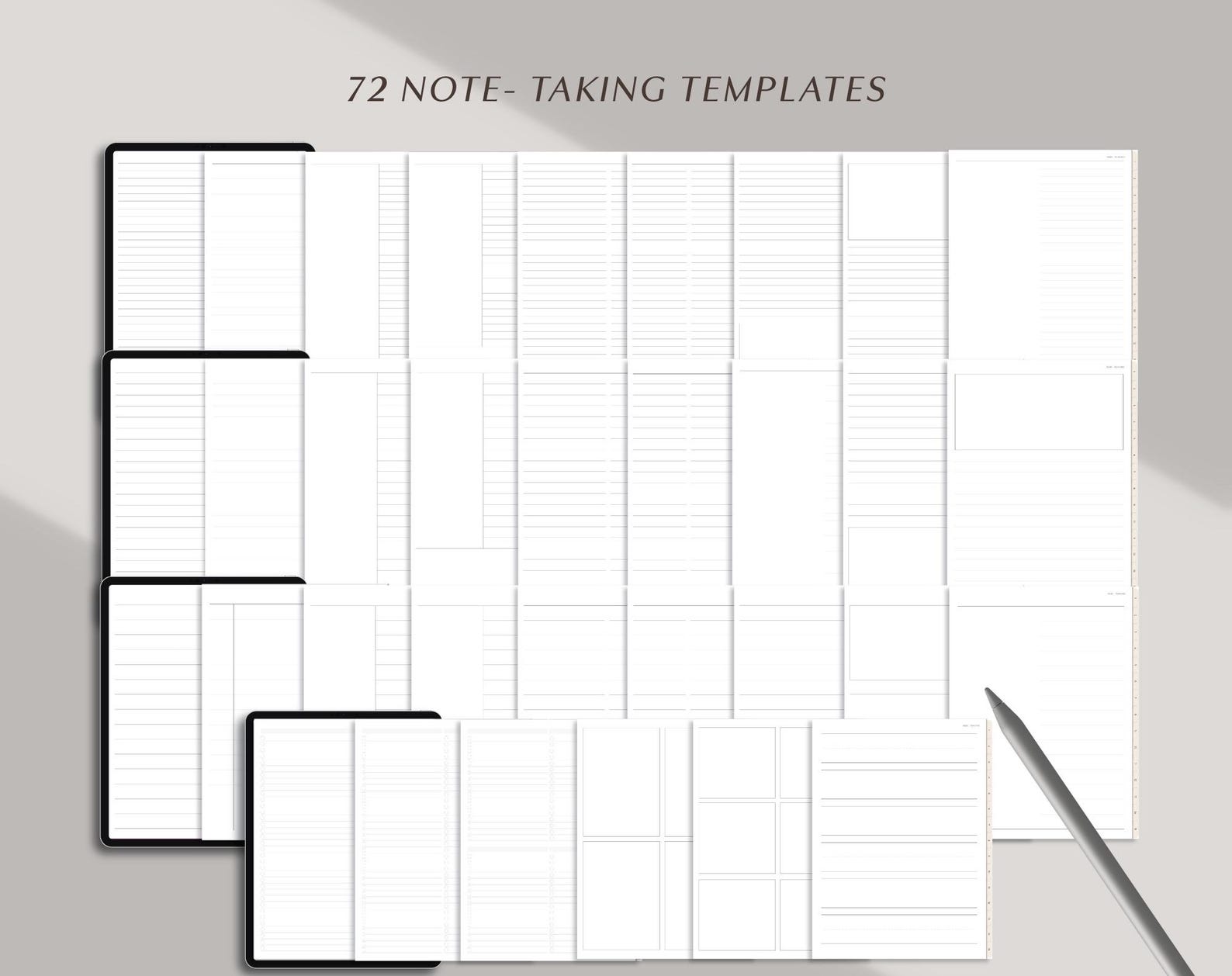 Digital Notebook for Goodnotes Planner Notebook Customizable Templates ...