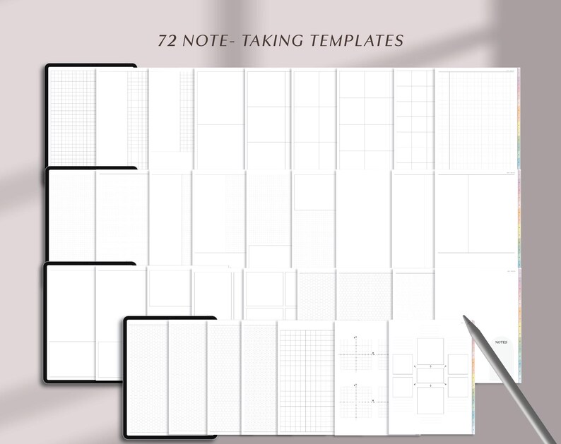 Digital Notebook Goodnotes Notebook Template Digital Student Notebook ...