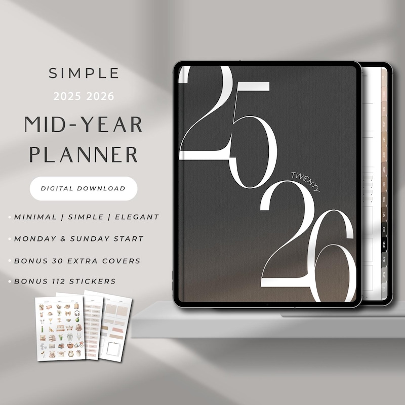 Pad calendar 2025 2026 - Etsy.de